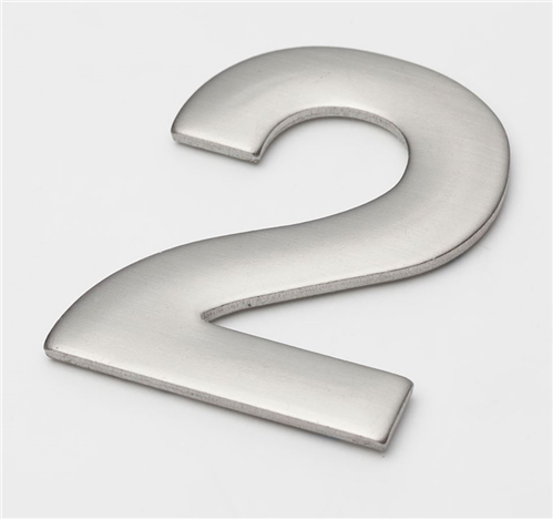 NUMBERS HOME/OFFICE/UNIT SELF ADHESIVE STAINLESS STEEL 50MM, | Agnew ...