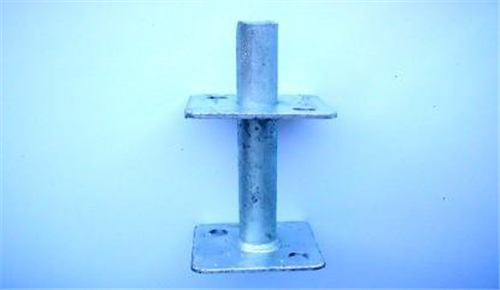 Post Support W/Base Galv 300Mm 12797 | Agnew Building Supplies