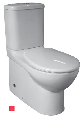 Toilet Suite Milano Ftw Incl Sc Seat & Connector | Agnew Building Supplies