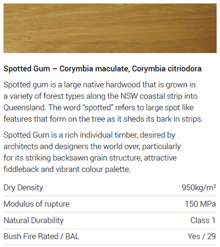 Cladding Coulee Wood Elements T&G 170C X 21Mm Spotted Gum | Agnew ...