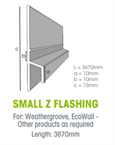 Stainless Steel Z Flashing 3/8, 5/8 Custom Size, 49% OFF