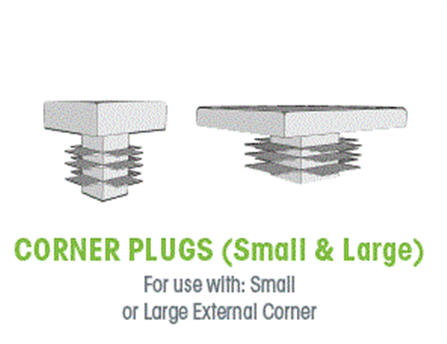 Wtex Corner External Plug Each Large | Agnew Building Supplies
