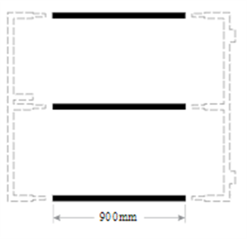 Fortress Gate Horizontal Rails 1001-1100Mm Wide H900 | Agnew Building Supplies