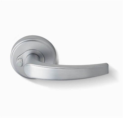 Delf Oliva Privacy Lever Set Satin Chrome | Agnew Building Supplies