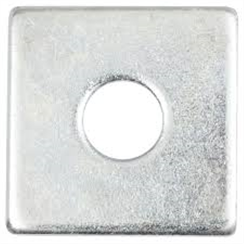 Washer Flat Square Galv. M12 (50 X 50 X 3Mm) Each | Agnew Building Supplies