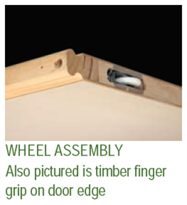 Hume Smartrobe Door Only W/- Wheel Assembly Hag9 | Agnew Building Supplies